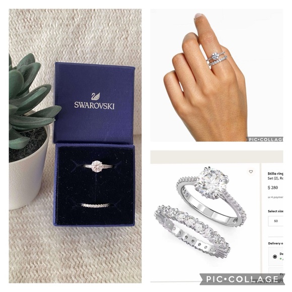 Swarovski | Jewelry | Swarovski Stilla Ring | Poshmark